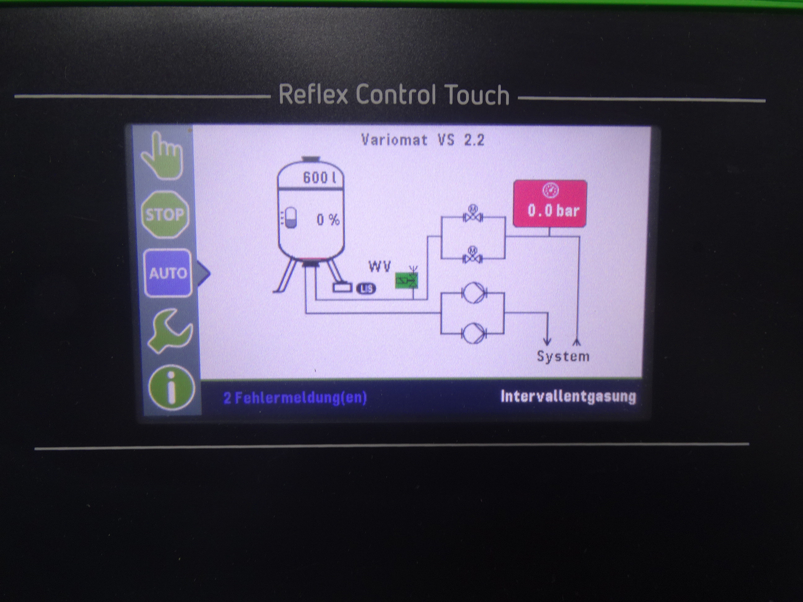 Reflex Variomat Steuereinheit VS 2-2/35 Druckhaltestation mit MAG ...